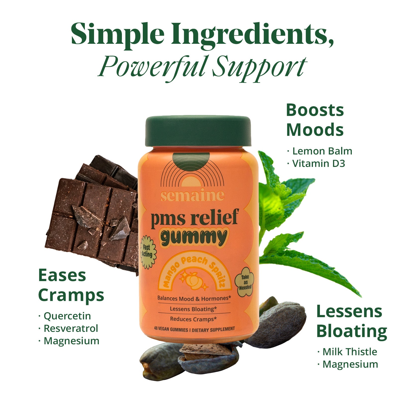 PMS Relief Gummy & Soothing Period Support – Semaine Health