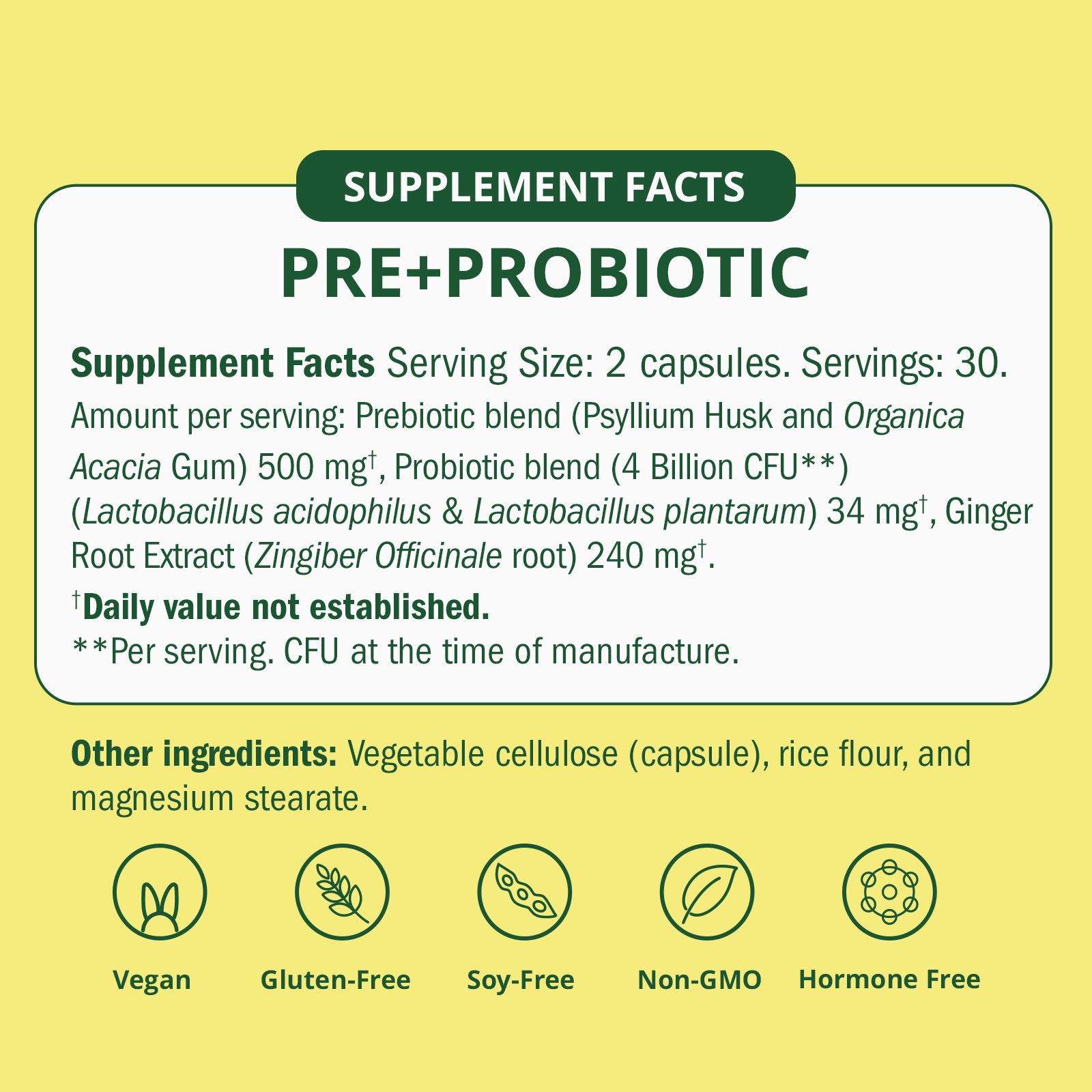 Pre+Probiotic For Women – Semaine Health